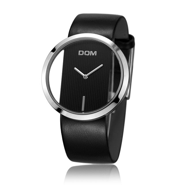 DOM Exquisite Transparent Dial Watch – The Springberry Store